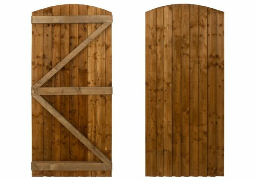 Arched Feather Edge Gate | Edge Gate | City Fencing